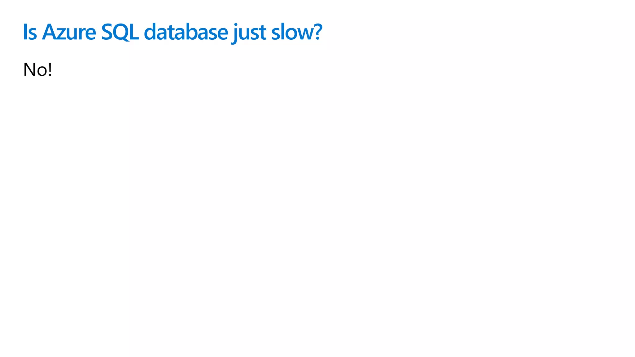 Azure sql insert perf | PPTX