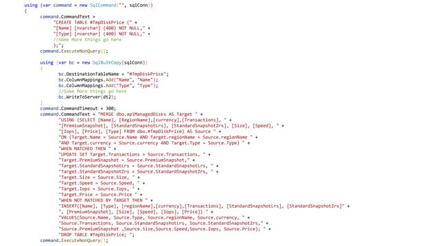 Azure sql insert perf | PPT
