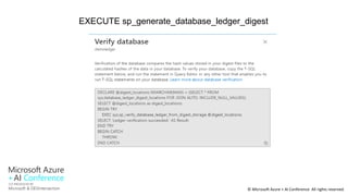 Azure SQL Ledger | PPTX