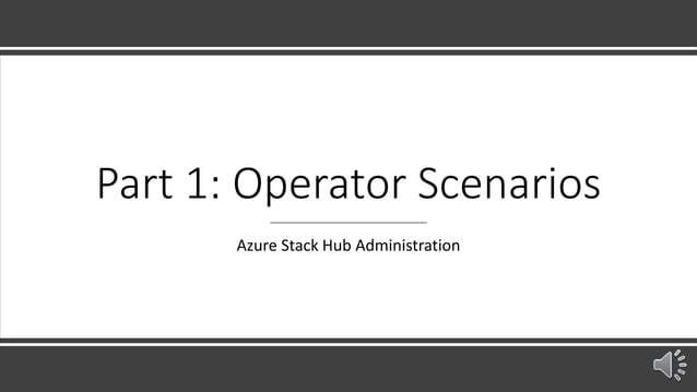 Manage and Operate Azure Stack Hub Stamps at Scale | PPTX | Cloud ...