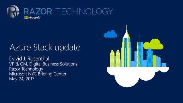 Microsoft Azure Stack Introduction Overview and tp3 release | PPT