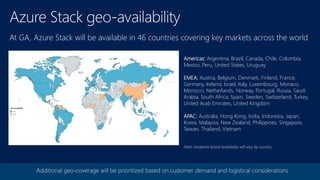 Azure Stack TP3 overview deck | PDF | Cloud Computing | Internet
