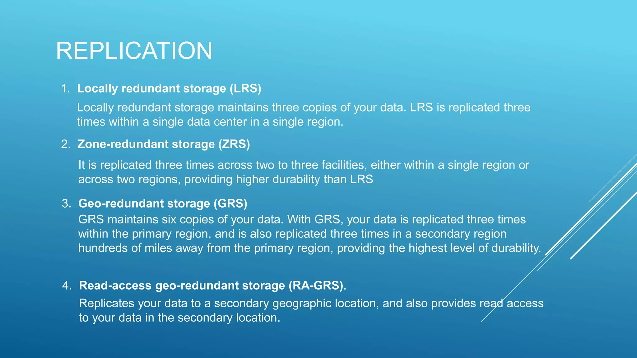 Azure storage | PPTX
