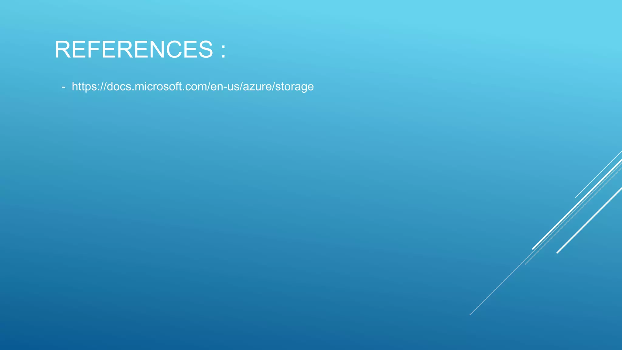 Azure storage | PPTX