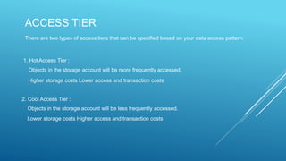 Azure storage | PPTX