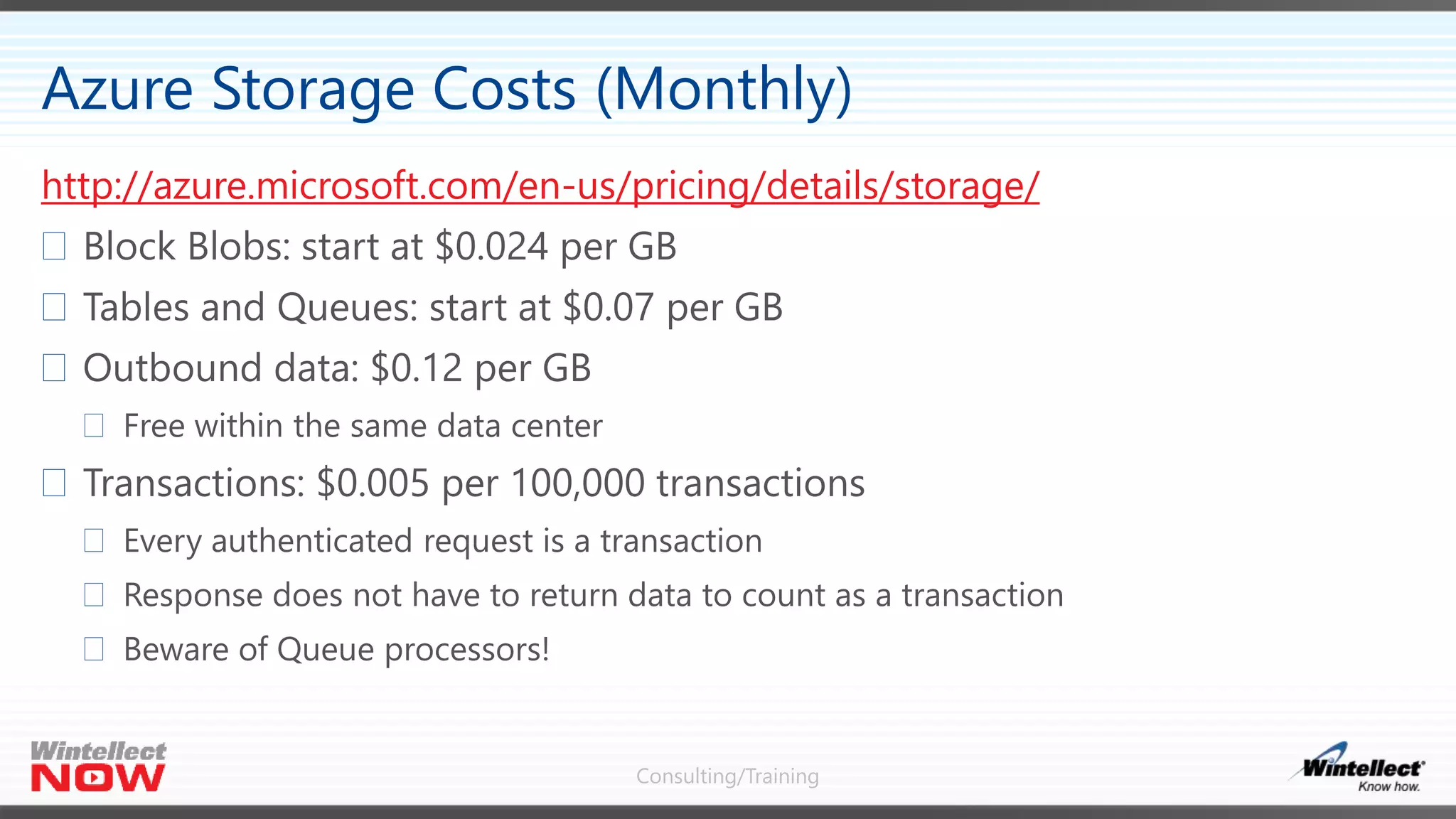 Azure Storage Revisited | PPT