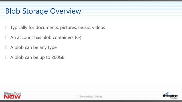 Azure Storage Revisited | PPT | Free Download