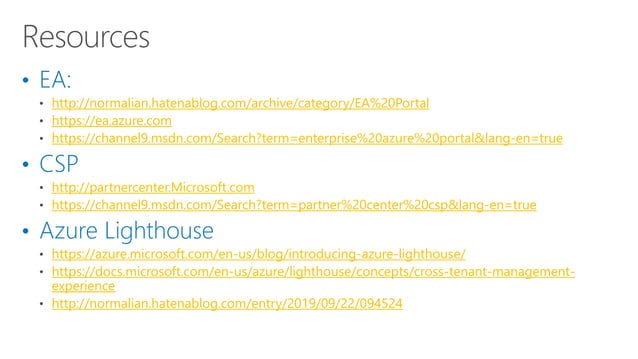 Azure subscription management with EA and CSP | PPTX | Cloud Computing ...