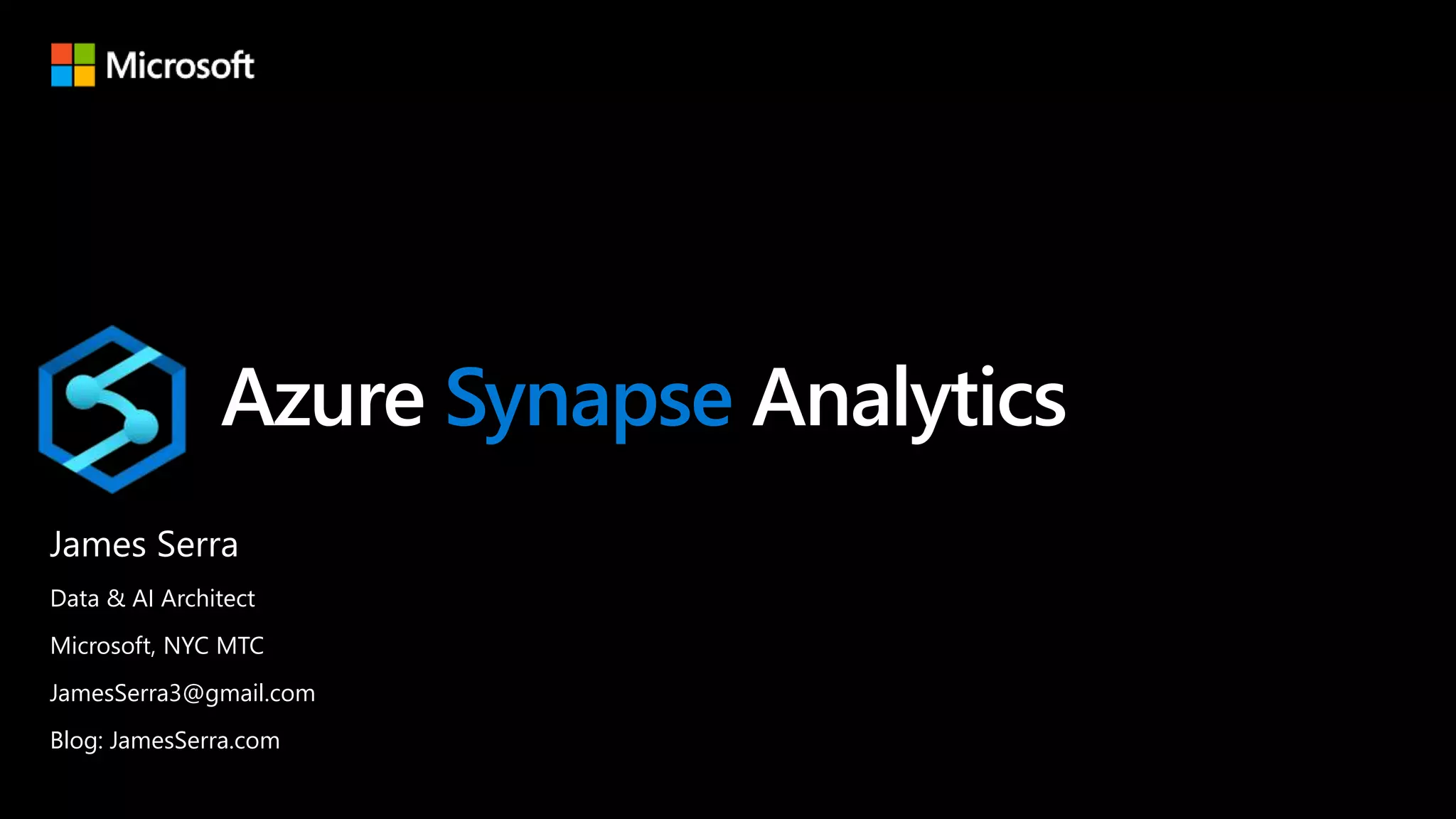 Azure Synapse Analytics Overview (r1) | PPT