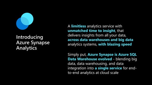 Azure synapse analytics overview elasta cloud3 | PPT