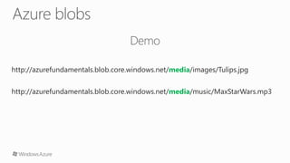 Azure SQL, Blobs and ATS | PPTX