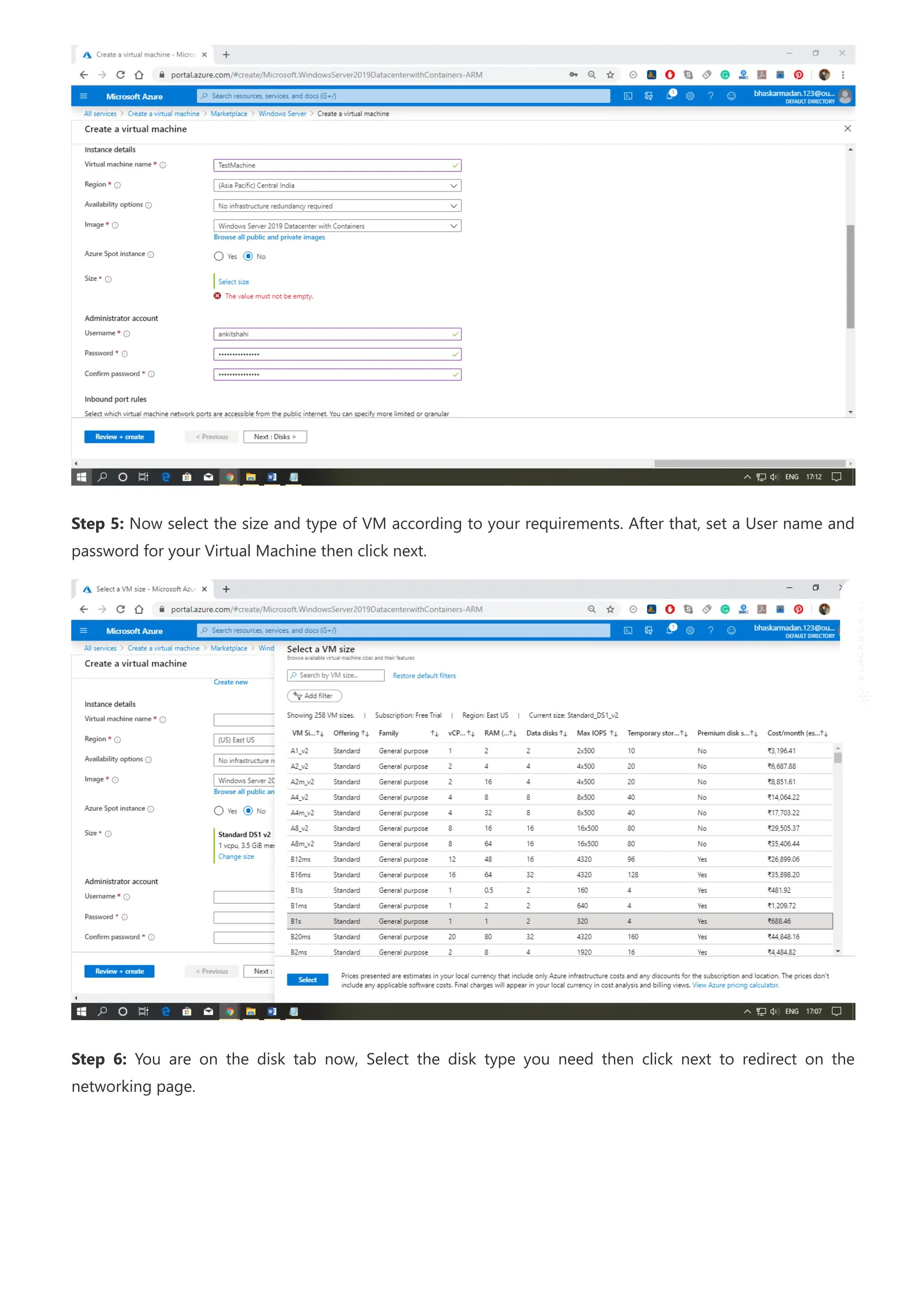 Azure Virtual Machines cloud computing in btech cse | PDF | Cloud Computing | Internet