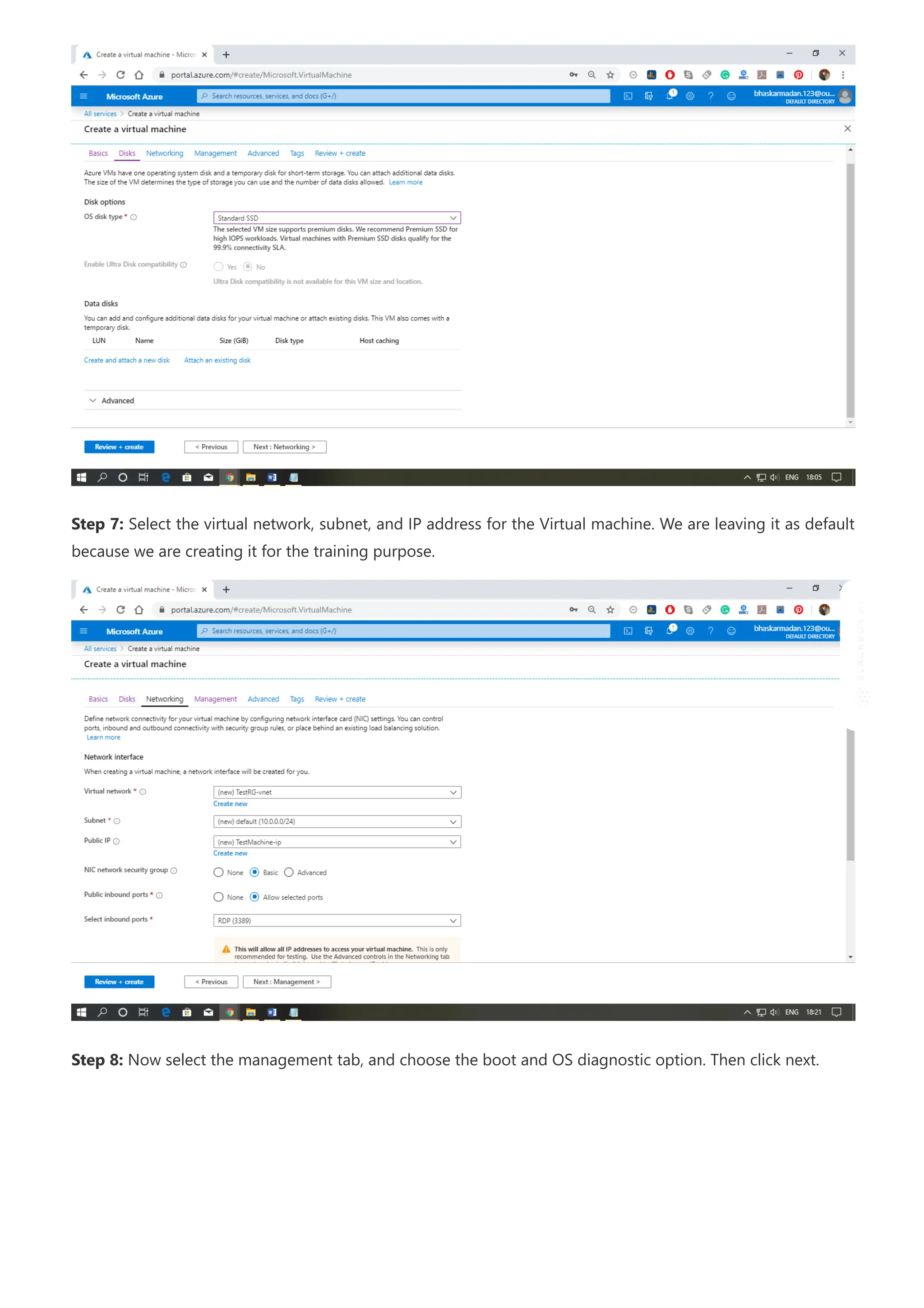 Azure Virtual Machines cloud computing in btech cse | PDF | Cloud Computing | Internet