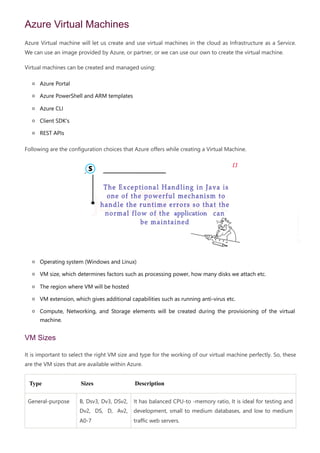 Azure Virtual Machines cloud computing in btech cse | PDF | Cloud ...