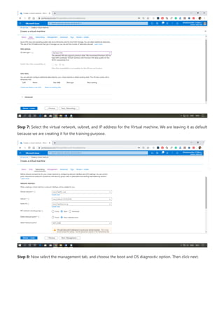 Azure Virtual Machines cloud computing in btech cse | PDF | Cloud Computing | Internet