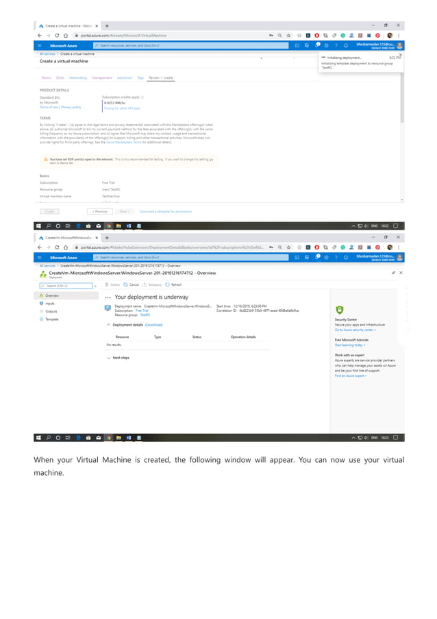 Azure Virtual Machines Cloud Computing In Btech Cse Pdf Cloud