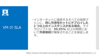 Azure vm の可用性を見直そう | PPTX