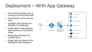 Azure Web Apps Advanced Security | PPTX