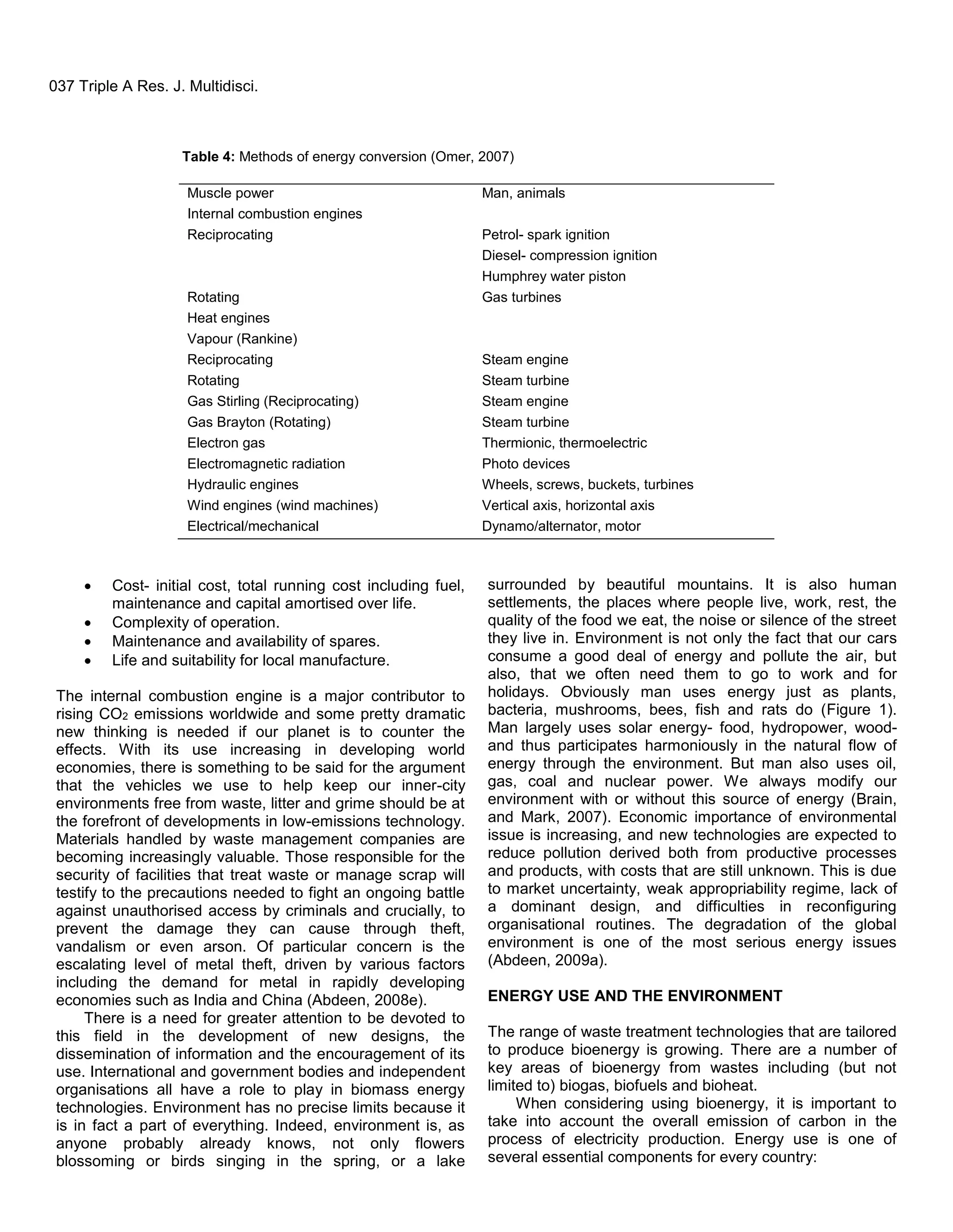 Sustainable Development of Bioenergy from Agriculture Residues and ...