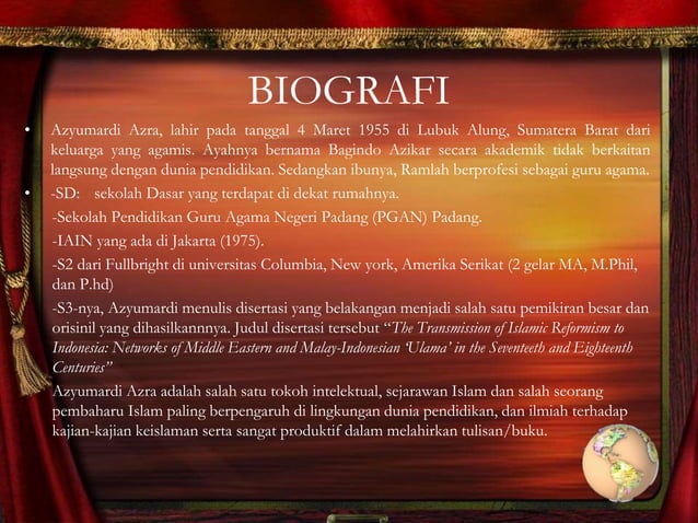 JARINGAN ULAMA TIMUR TENGAH DAN KEPULAUAN NUSANTARA ABAD XVII & XVIII AKAR PEMBARUAN ISLAM ...