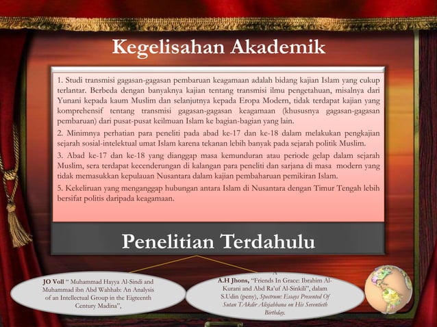 JARINGAN ULAMA TIMUR TENGAH DAN KEPULAUAN NUSANTARA ABAD XVII & XVIII AKAR PEMBARUAN ISLAM ...