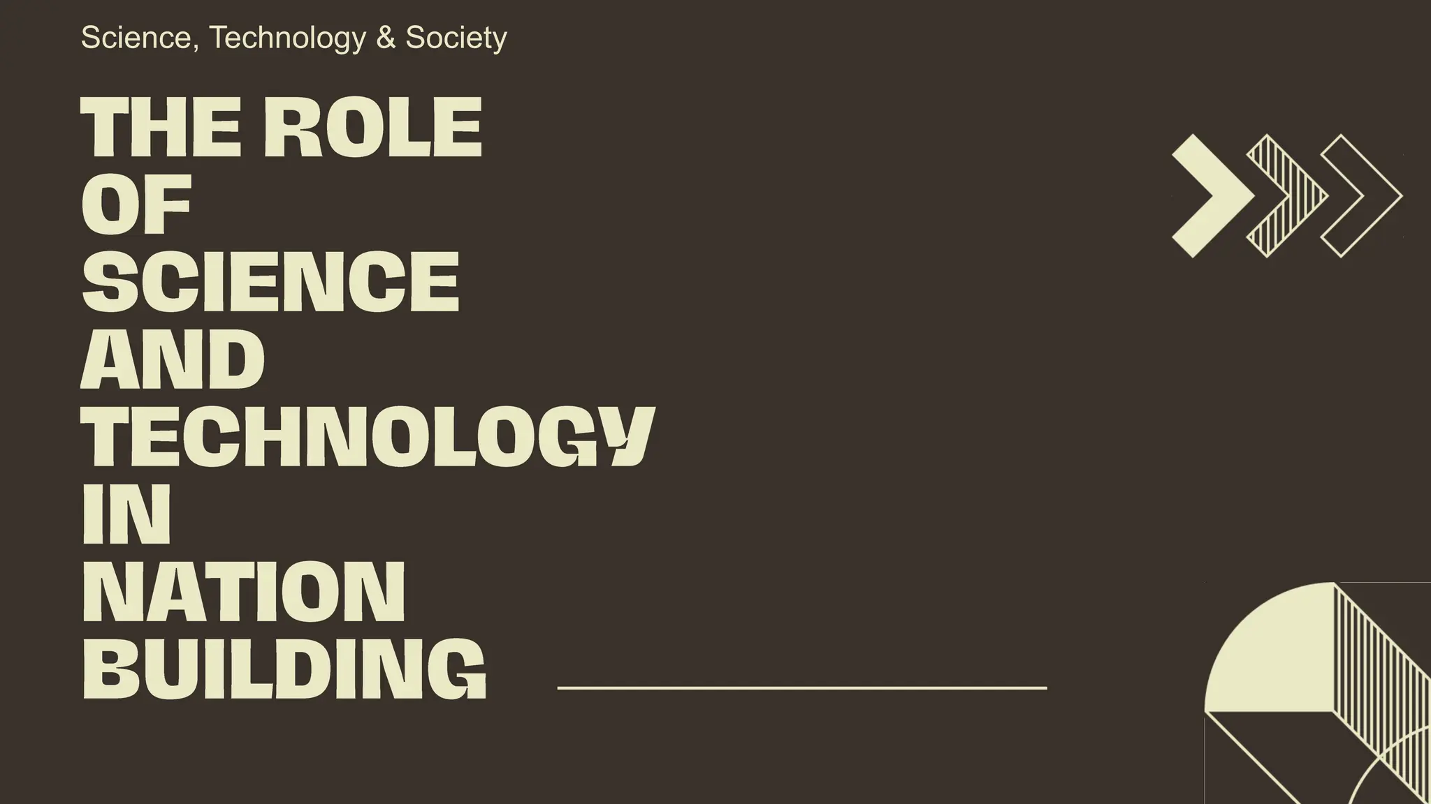 THE ROLE OF SCIENCE AND TECHNOLOGY IN NA | PPTX