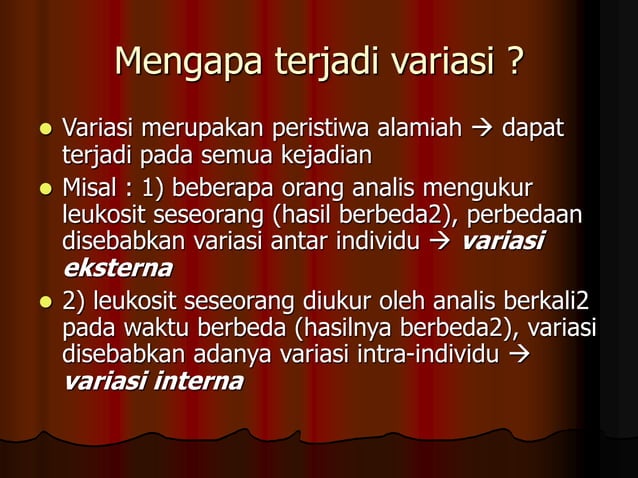 UKURAN VARIASI | PPT