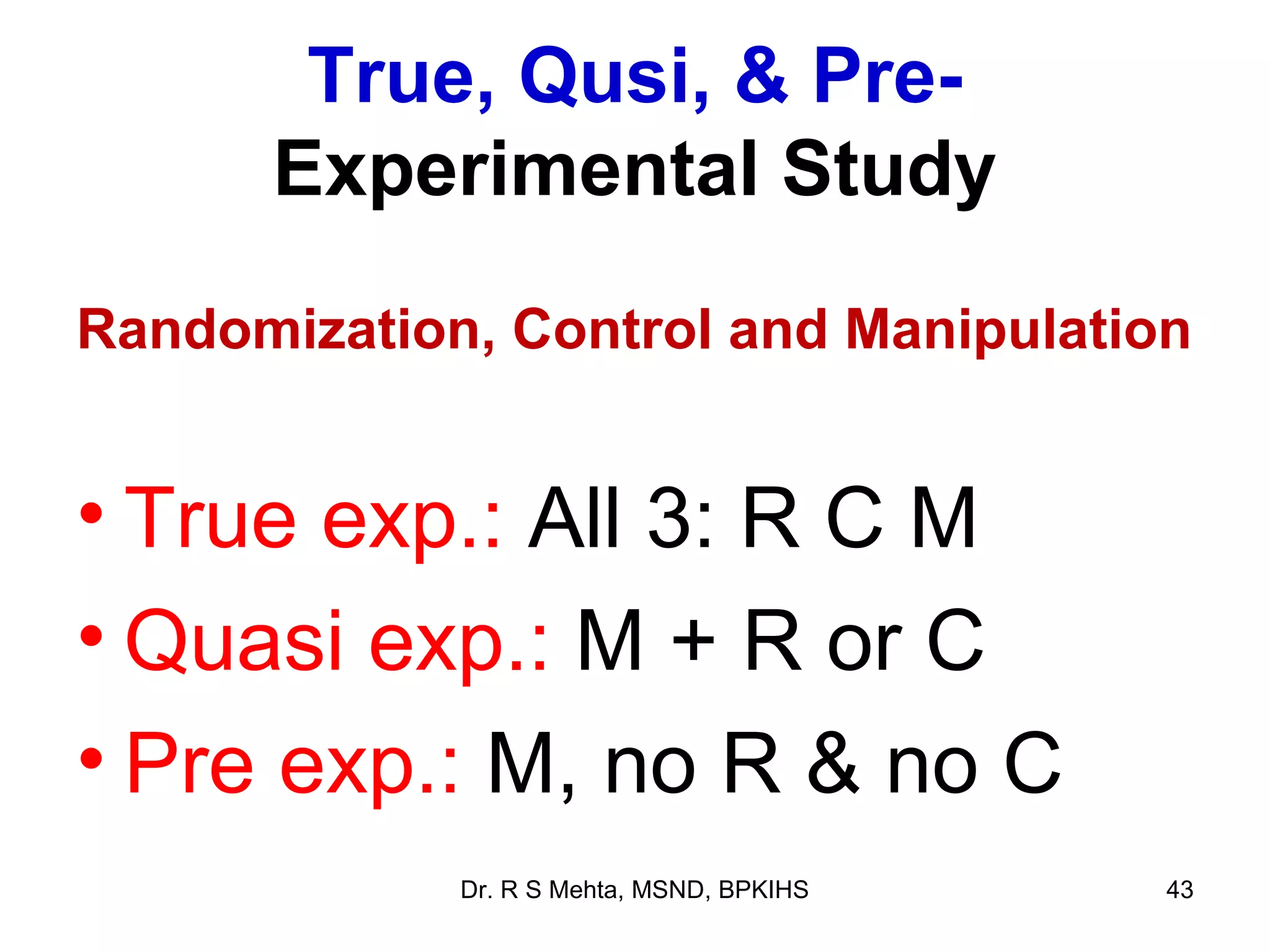 basic research concepts, history, trends & types of study. | PPT