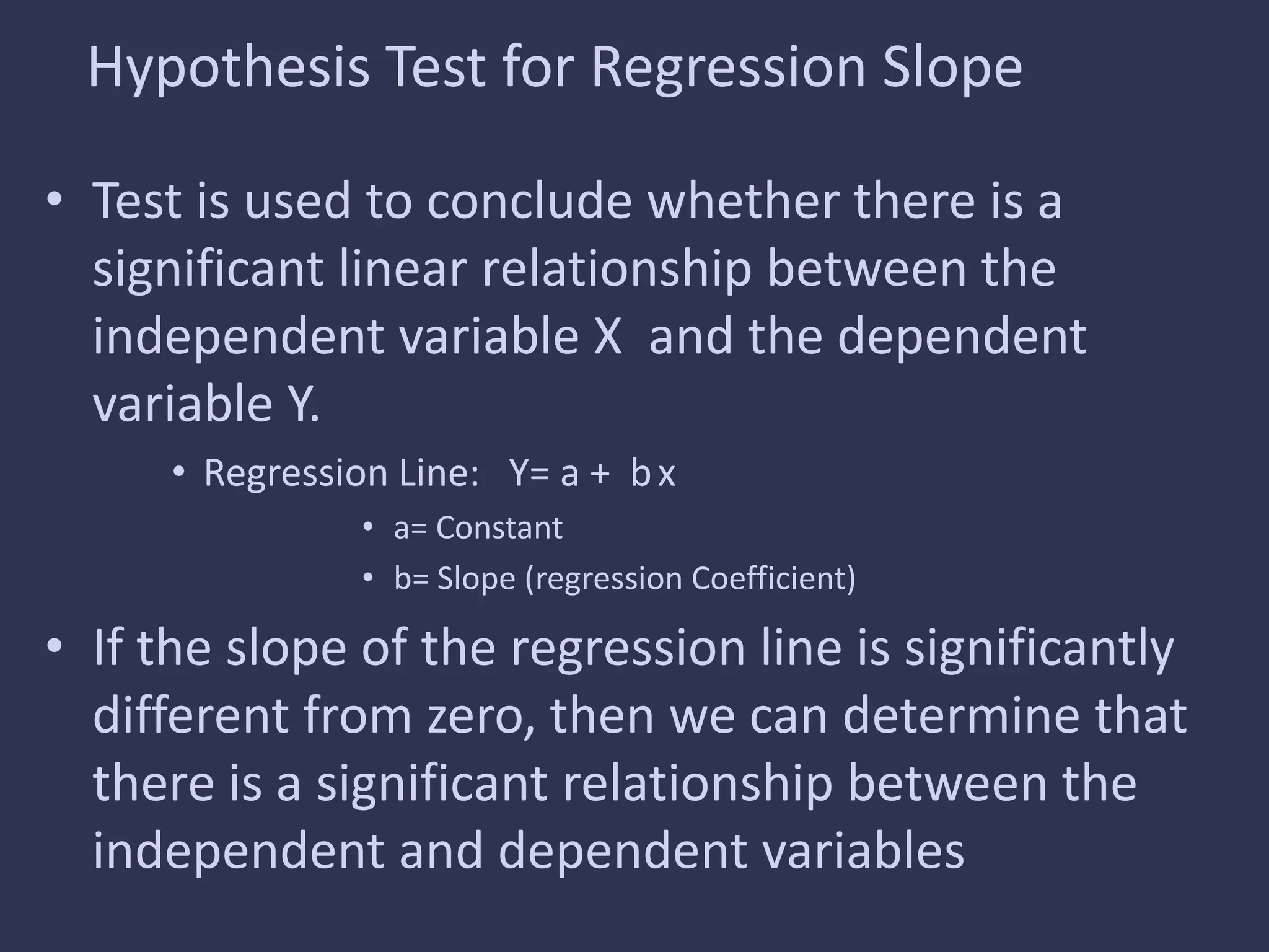 B.13 regression of a slope | PPTX