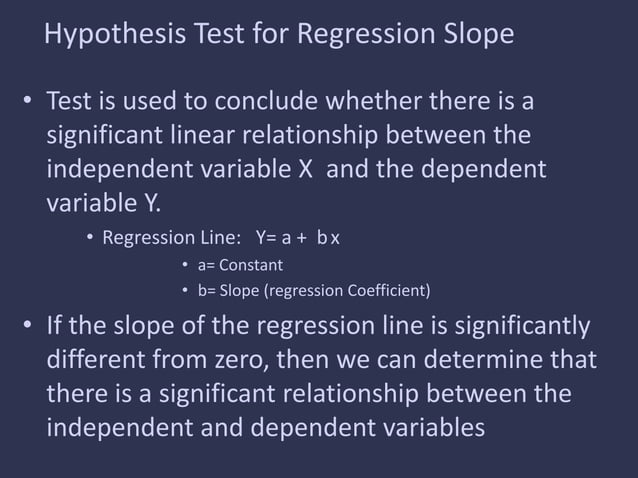 B.13 regression of a slope | PPT