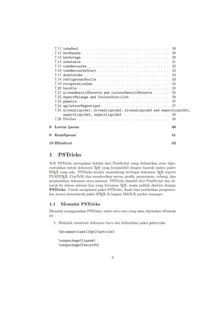 Post Script LaTeX ? | PDF