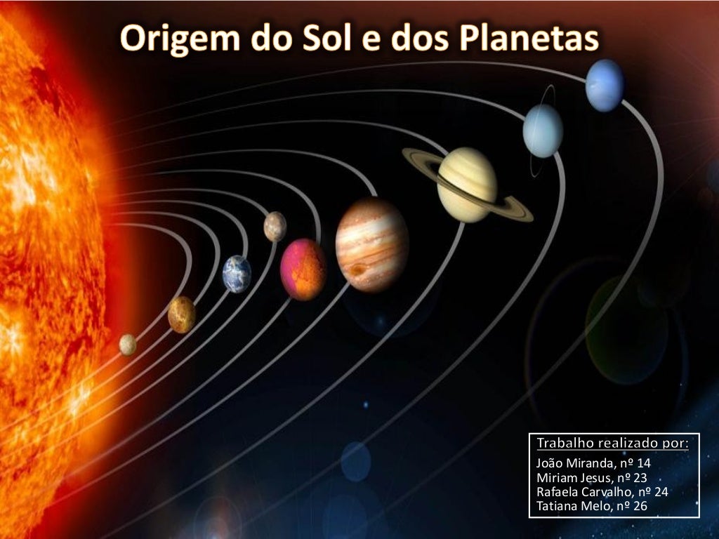 Origem do Sol e dos Planetas