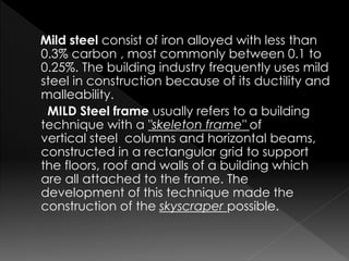 mild steel | PPTX