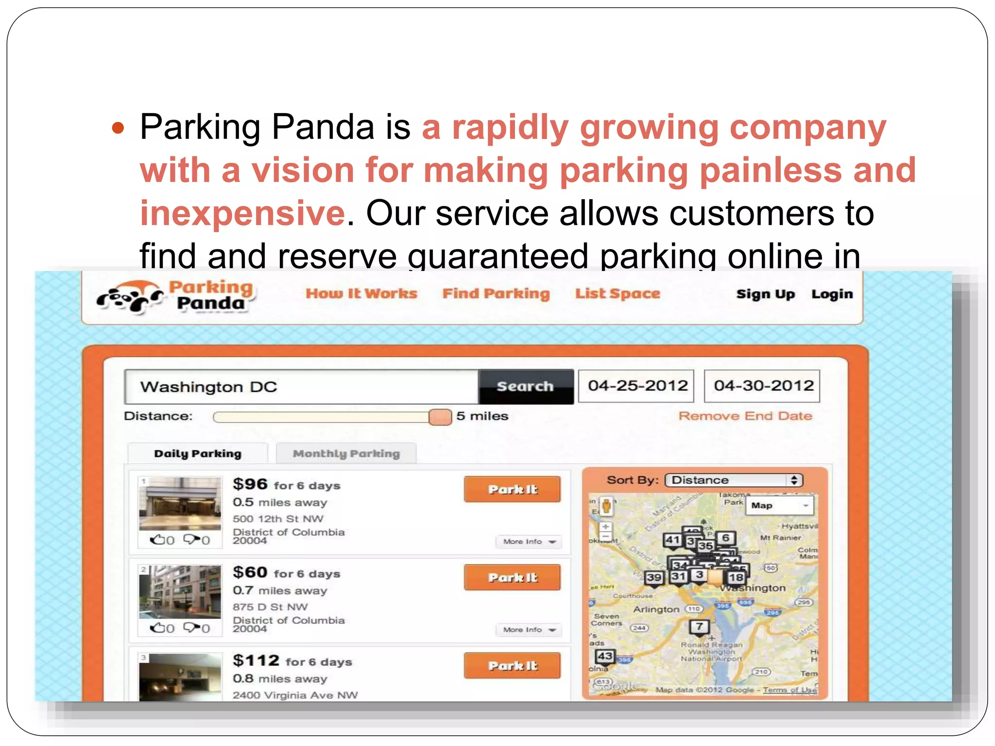 parking panda | PPTX | Business | Business and Finance