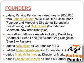 parking panda | PPTX | Business | Business and Finance