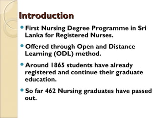 B.sc.nursing ousl | PPT