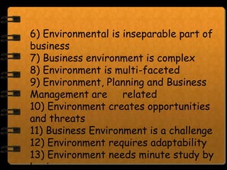 Introduction to Business and its Environment | PPTX