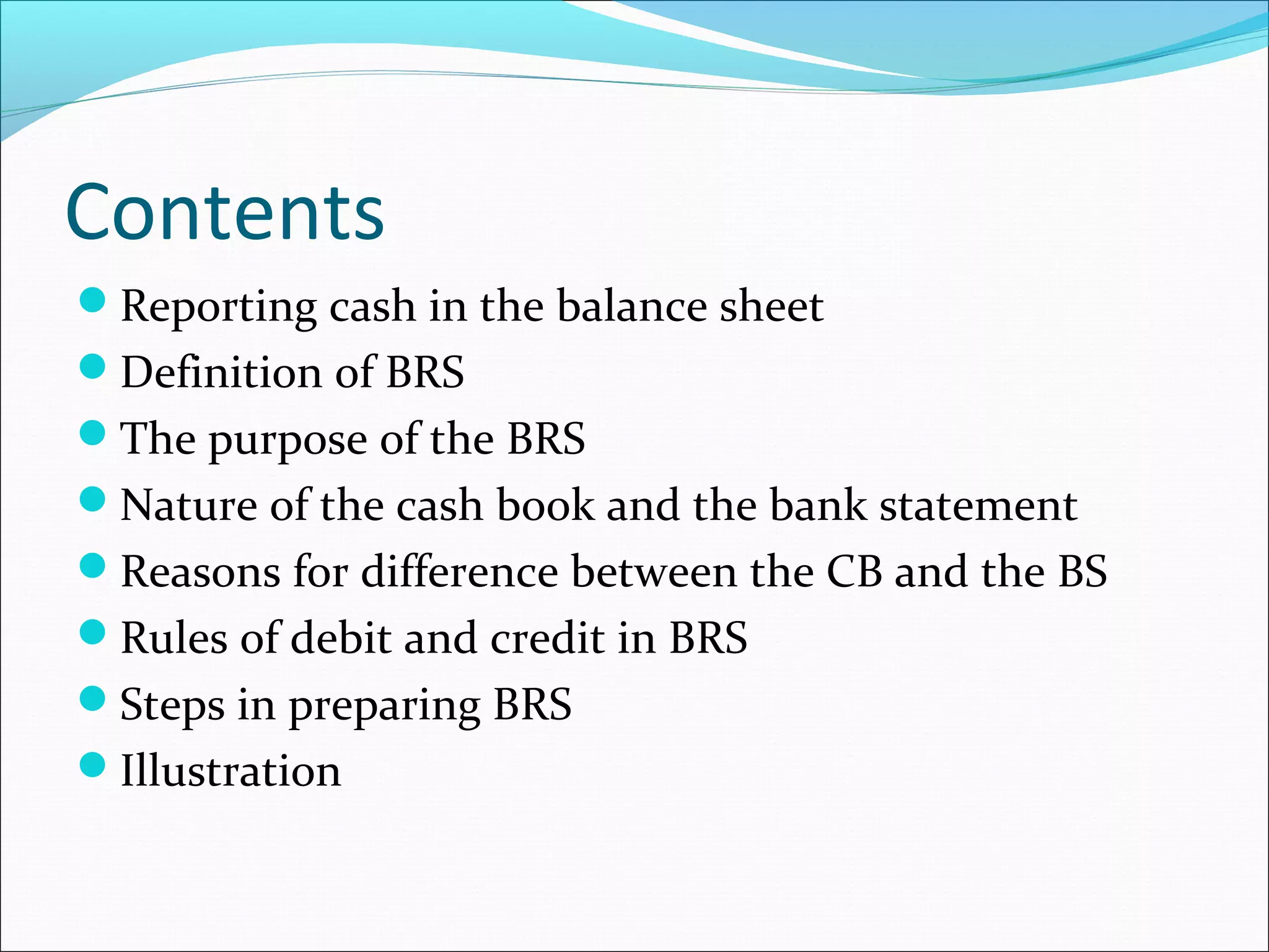 Bank Reconciliation Statement | PPT