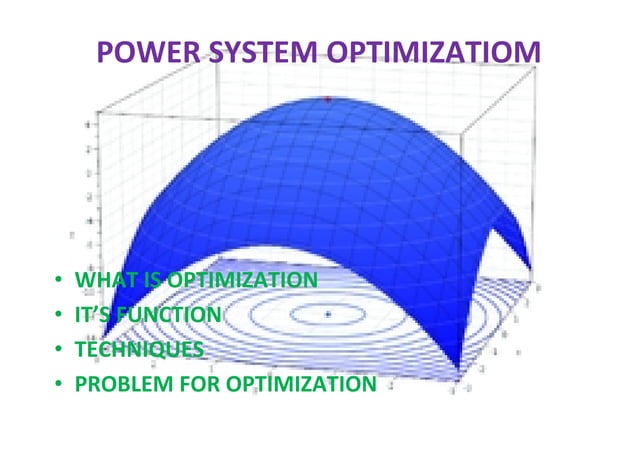 Particle Swarm Optimization Application In Power System Ppt