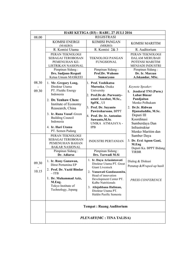 B 143 undangan peserta 73 ktn 2016 (2) | PDF