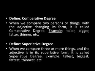 B.tech i ecls_u-1.3_degree of comparison | PPT
