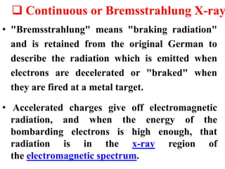 B.tech sem i engineering physics u iv chapter 2-x-rays | PPTX