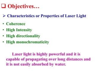 B.tech sem i engineering physics u ii chapter 2-laser | PPTX