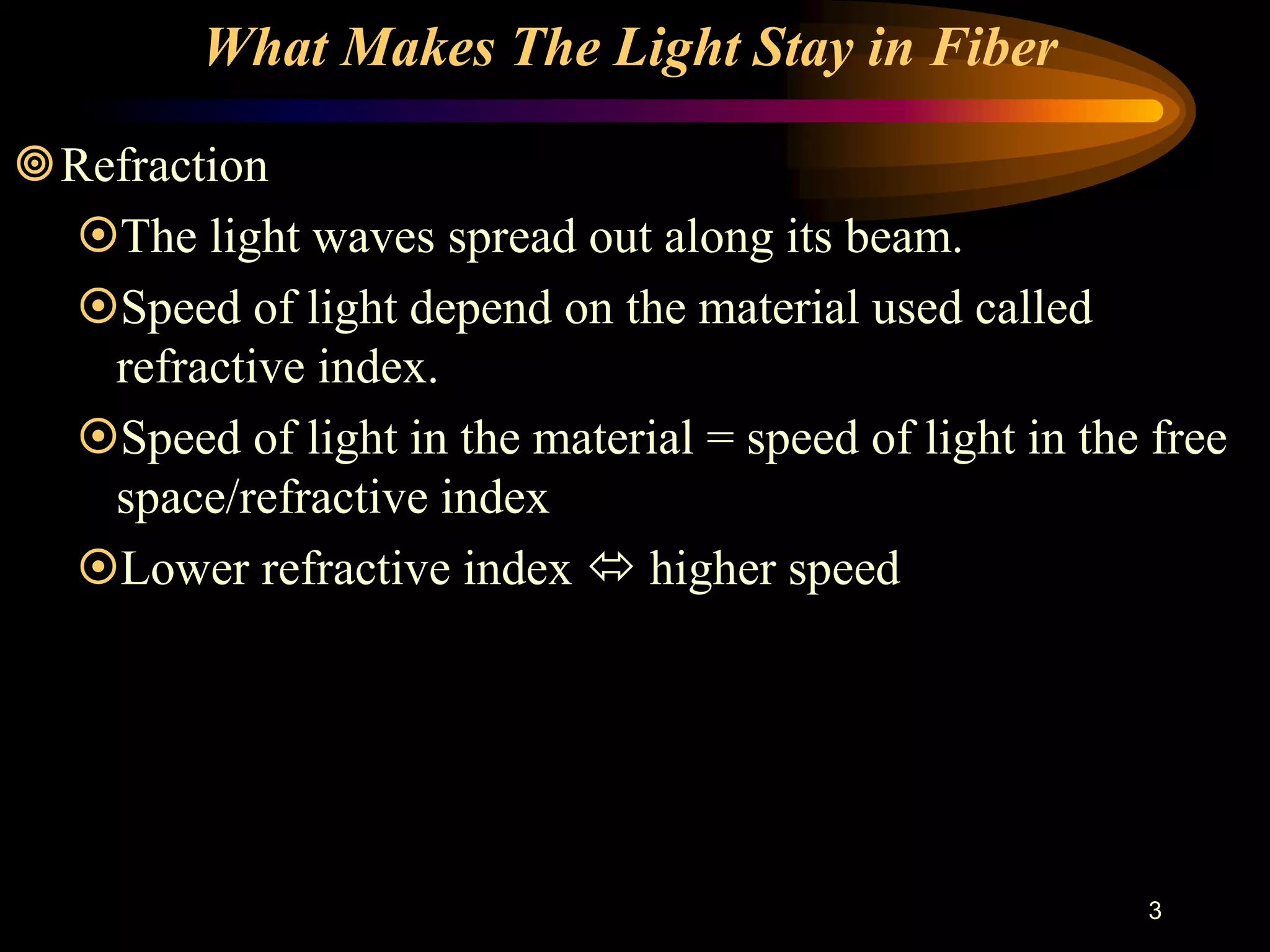 B.tech sem i engineering physics u i chapter 1-optical fiber | PPTX