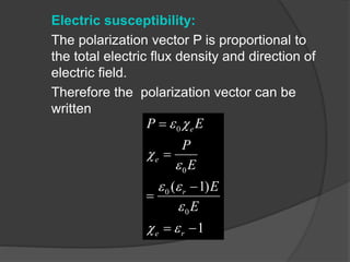 B.tech sem i engineering physics u i chapter 2-dielectrics | PPTX