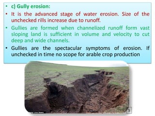 B.sc. agri i foswce unit 3 soil erosion | PPT