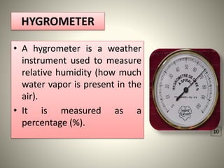 B.sc agri i paam unit 4 agricultural meteorology | PPTX