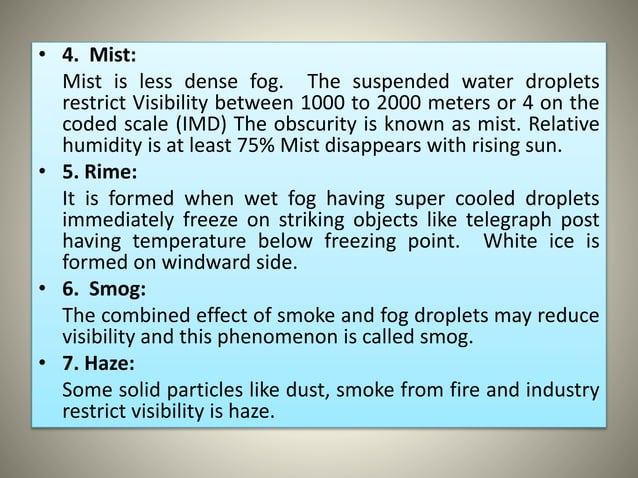 B.sc agri i paam unit 4 agricultural meteorology | PPTX | Agriculture | Industries