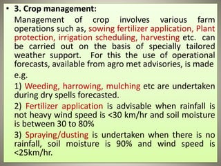 B.sc agri i paam unit 4 agricultural meteorology | PPTX