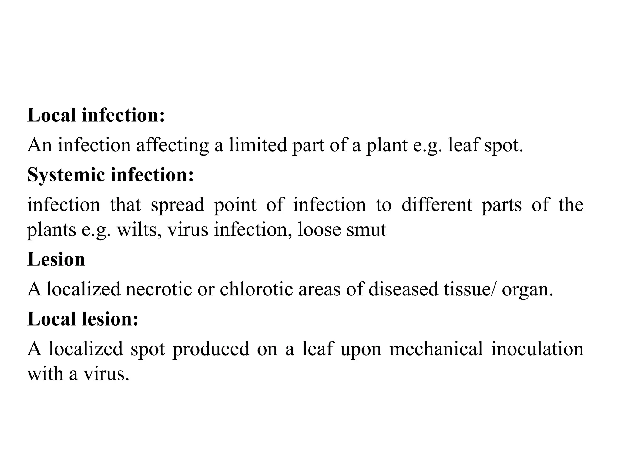 B.sc agriculture i principles of plant pathology u 2 symptoms, signs ...